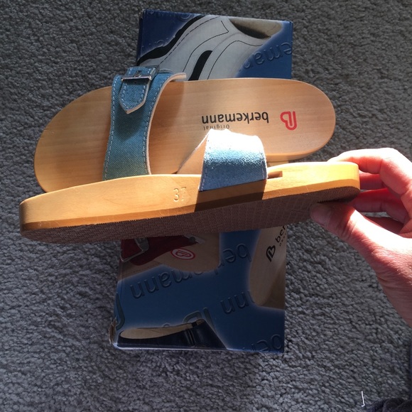 Berkemann | Shoes | Nib Berkemann Original Wooden Sandal Size 37 | Poshmark